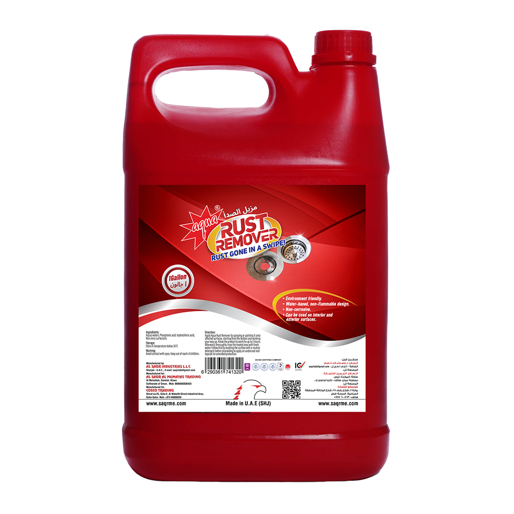 Aqua rust remover chemical | Iron rust remover for metal