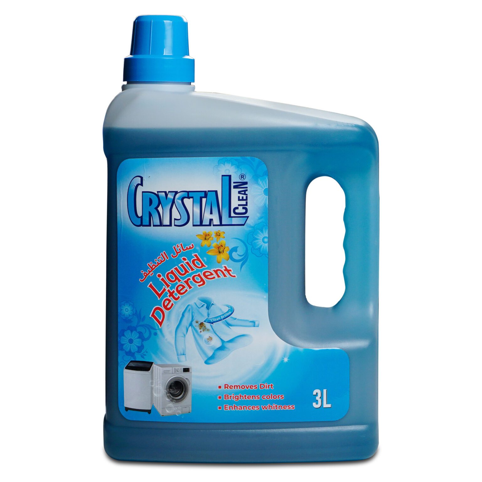 Crystal Clean Liquid Detergent 3ltr | Clothes Wash liquid