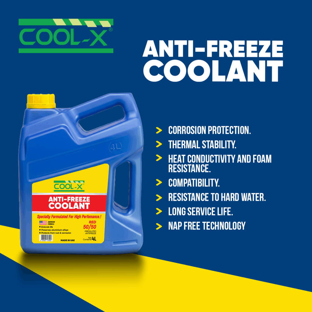 COOL-X Antifreeze Radiator Coolant | Engine Protection UAE