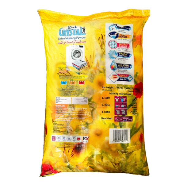 Crystal Clean Extra Washing Powder Floral | Fresh & Powerful Clean
